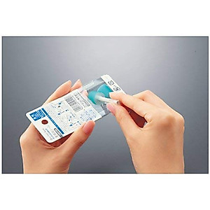 Kokuyo One-Patch Stamp Replacement Sticker, One Patch Hole Reinforcer Sticker Refill, 2 Rolls of 200 Stickers, 400 Reinforcement Stickers, Japan Import (TA-PS3N)