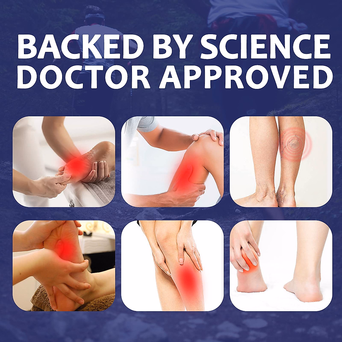 fenglaoda 8 Pairs Compression Socks for Men & Women 20-30 mmHg Knee High Nurse Pregnant Running Medical and Travel Athletic