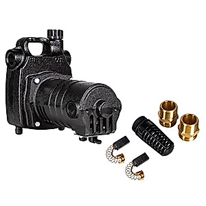 Little Giant UPSP-5 115-Volt, 1600 GPH, 1/2 HP Manual Non-Submersible Multi-Purpose Transfer Pump, 10-Ft. Cord, Black, 555104