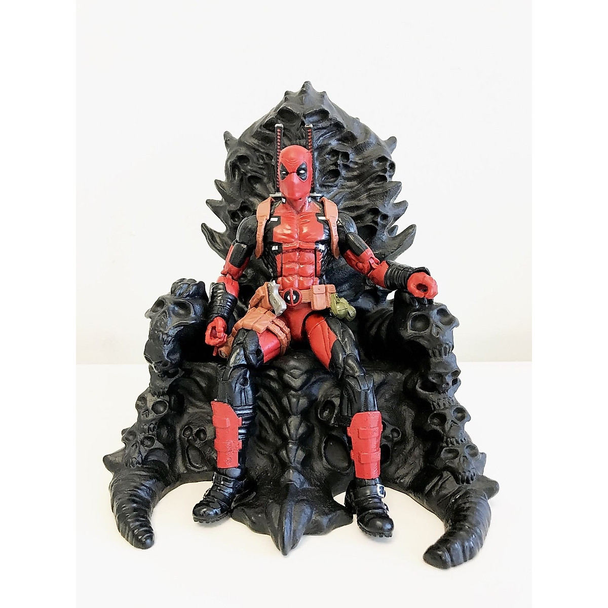 FIGLot 1/12 Scale Death Skull Throne for 6-8 inch Marvel Legend Mezco NECA Storm Collectible (Action Figure NOT Included)