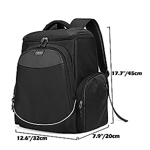 Trunab Gaming Console Backpack Compatible with PS5/PS4/PS4 Pro/PS4 Slim/Xbox One/Xbox One X/Xbox One S, Travel Carrying Bag with Multiple Pockets for 15.6” Laptop and Gaming Accessories