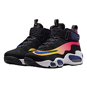 Nike mens Air Griffey Max 1, Black/Concord/Yellow Strike/Co, 10
