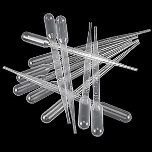 Plastic Petri Dish, ZEONHAK 50 PCS 90 mm Diameter x 15 mm Deep Sterile Petri Dish with Lid, Clear Culture Dish with 100 PCS 3 ml Transfer Pipettes for Lab, Science, Themed Party, Experiment