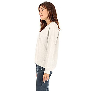 Rae Dunn Women's Studio Raglan Sweatshirt, X-Large