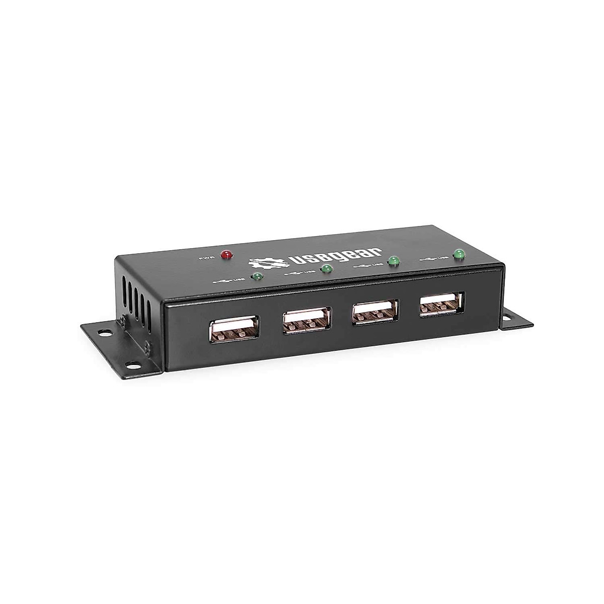 4-Port USB 2.0 Mini Metal High-Speed Hub