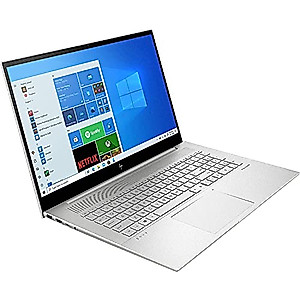 HP Envy FHD IPS Touchscreen Laptop 11th Gen Intel Core i7-1165G7 12GB Memory 512GB SSD + 32GB Intel Optane Iris Xe Graphics Backlit Keyboard Fingerprint Reader Natural Silver, 17-30.99 inch