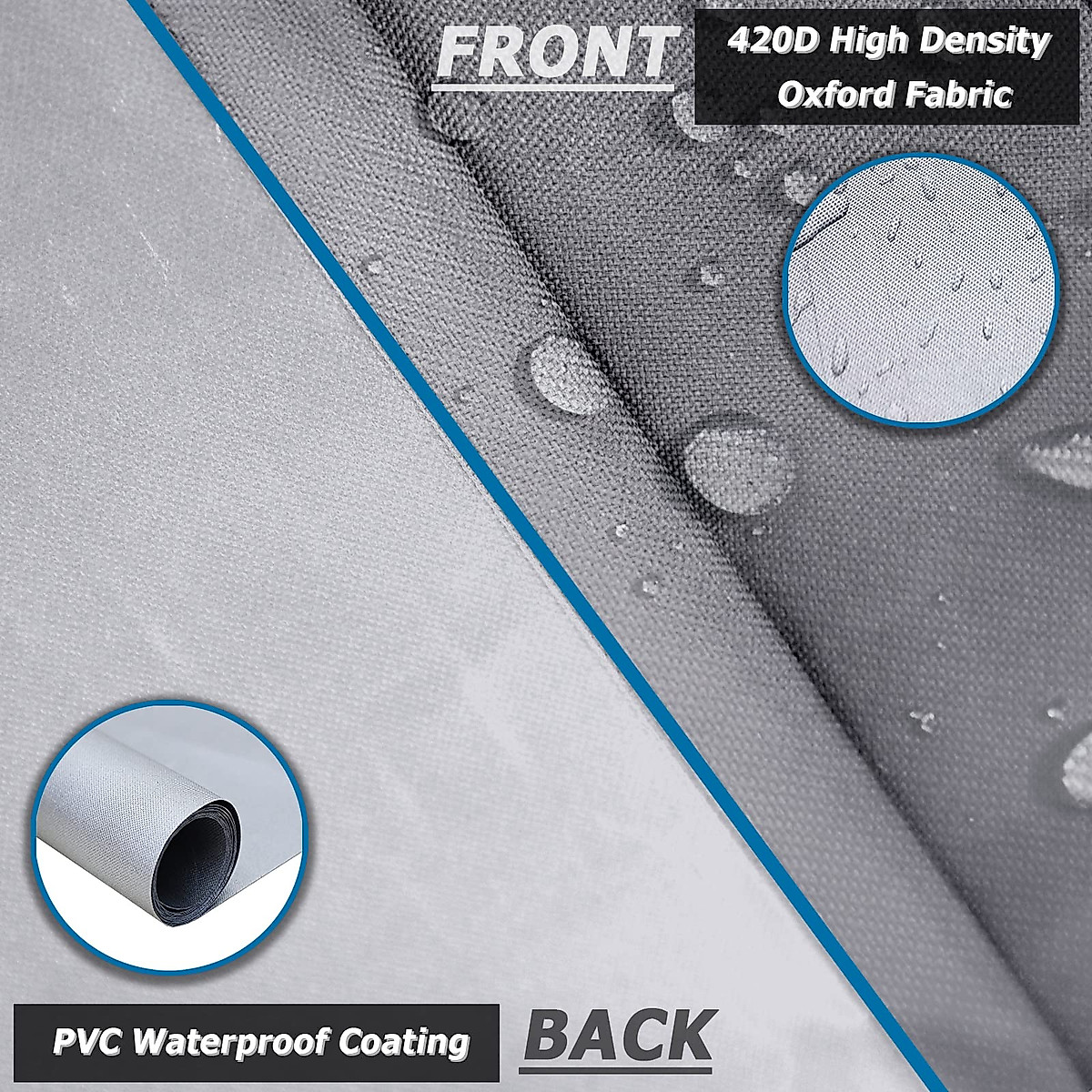 STARTWO Ac Cover for Outside Unit-Heavy Duty Waterproof Durable Air Conditioner Covers for Winter-Windproof Outdoor Carrier Central Air Covers for Outside Units,34Lx34Wx30H Inches