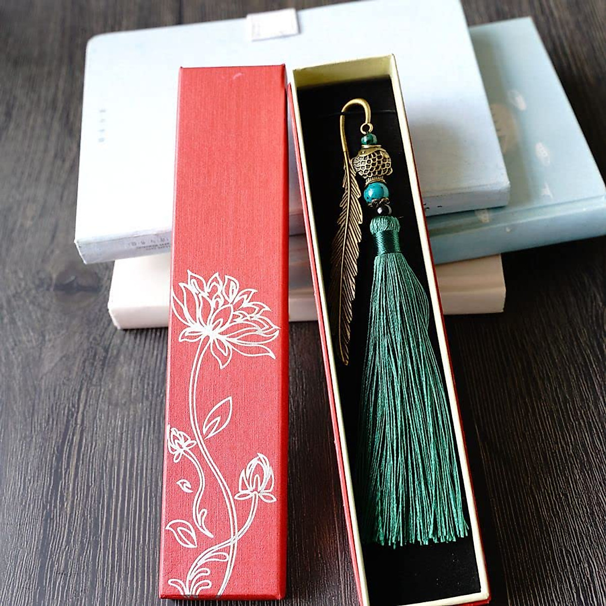 Classical Tassel Metal Bookmark Creative Student Stationery Handmade Retro Ancient Style Small Giftsurplus Year After Year Stationery Paper and Envelopes Set Vintage