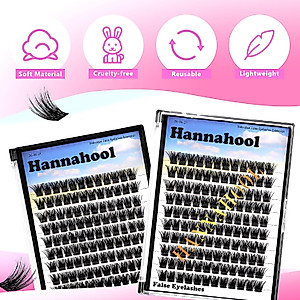 Large Tray,10-20mm to Choose DIY Eye Lashes Extensions 120 Cluster Wide Stem Eyelashes Soft and Lightweight Individual False Eyelashes Dramatic Look (20mm)