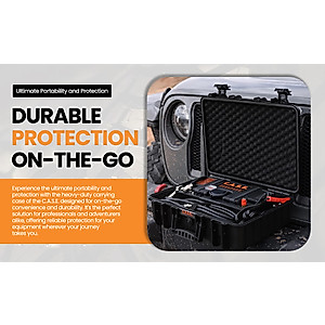 EZ FLATE C.A.S.E. 12 Volt Air Compressor Built Into Heavy Duty Case | Dual Air Compressor | 10.6 CFM | Offroad Air Compressor 4x4 |150 PSI | Portable Inflator With Pressure Gauge