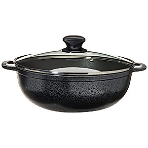 Iimusa IMUSA USA Hammered Basic Caldero 4.3-Quart, Gray