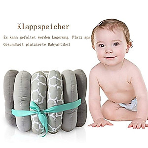 VUPUPYBaby Breastfeeding Pillow Nursing Pillow,Best for Mom,Adjustable Height Polyester Proper (Gray)