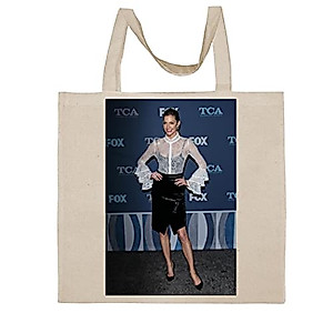 FC Carino Tricia Helfer - A Nice Graphic Cotton Canvas Tote Bag FCA #FCAG1276408