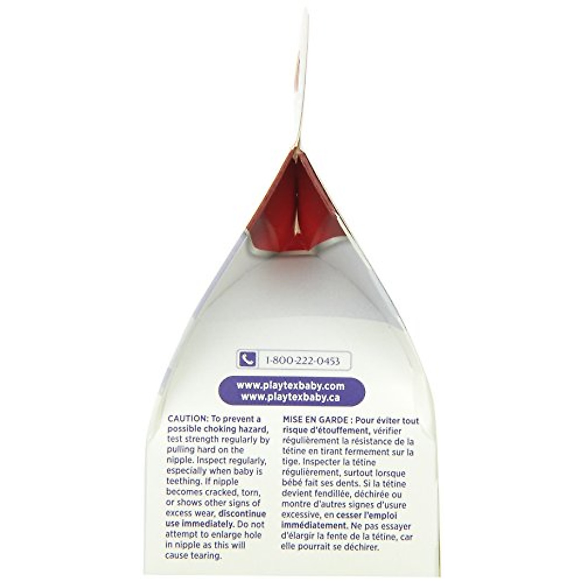 Playtex Angled Nipple, Fast Flow, 2-Count