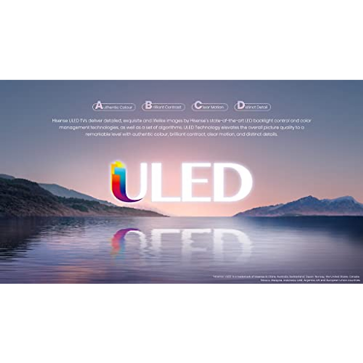 Hisense ULED 4K Premium 55U6H Quantum Dot QLED Series 55-Inch Smart Google TV, Dolby Vision Atmos, Voice Remote, Compatible with Alexa (2022 Model), Black