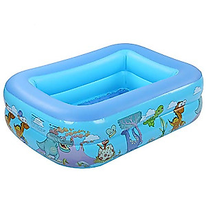 01 Inflatable Pool, Plastic Pool Swimming Pool Outdoor Swim Pools for Baby Toddler Adults for Backyard Garden Outdoor
