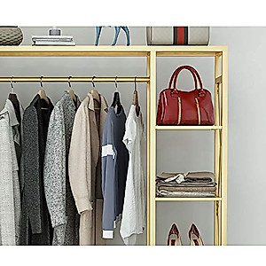 XI FA Clothing Display Rack Stand - Vintage Coat Stand- Clothes Hat Rack Shelf Shoe Marble Iron Coat Rack Home Umbrella Stand Clothes Hangers can Keep Your Clothes and Articles Tidy and Easy to take