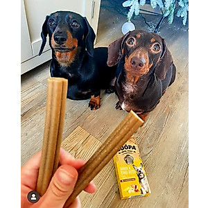 Soopa Grain Free Banana and Peanut Butter Dental Dog Treats, 4 Sticks,100 g (Pack of 1)