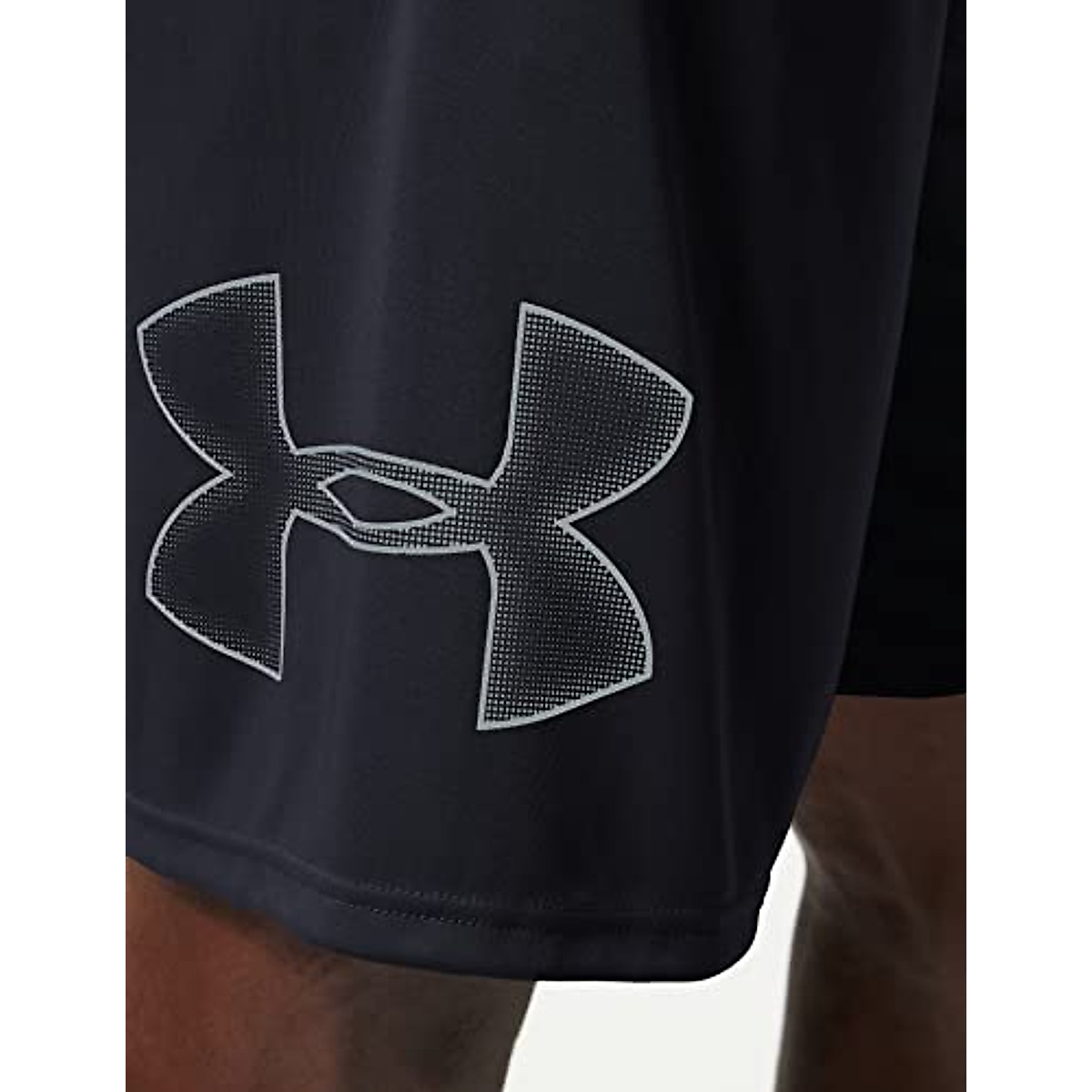Under Armour Men's Tech Graphic Shorts , Black (001)/Graphite , Large