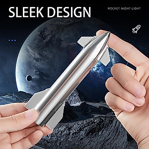 BiKiBao SpaceX Starship Rocket Model with Metallic Texturel - Launcher Tesla Toy Heavy Falcon 9 Dragon Creative Desktop Ornament, Aircraft Toy, Ideal Gift for Kids for Space NASA Lover