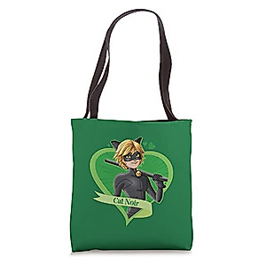 Miraculous Ladybug Valentine's Day Love from Cat Noir Tote Bag