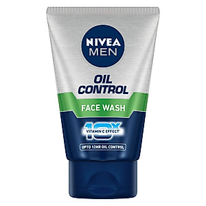 Nivea Men Oil Control Face Wash (10X Whitening), 100Gm 100Ml
