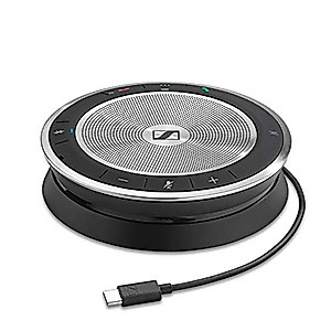 Sennheiser SP 30+ (508346) Sound-Enhanced, Wired or Wireless Speakerphone | Desk, Mobile Phone & Softphone or PC Connection | Unified Communications Optimized