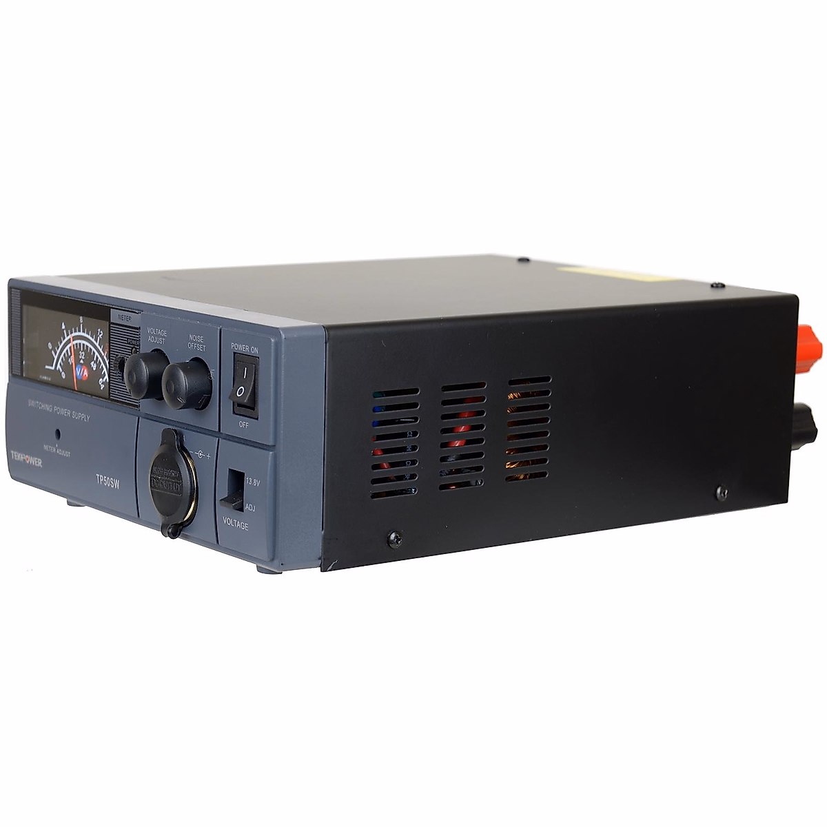 TekPower TP50SW 50 Amp 13.8V Analog DC Power Supply with Cigarette Plug