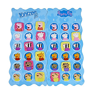 Hasbro Gaming Yahtzee Jr.: Peppa Pig Edition Board Game for Kids Ages 4 and Up, Counting and Matching Game for Preschoolers (Amazon Exclusive)