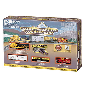 Bachmann Trains - Thunder Valley Ready To Run Electric Train Set - N Scale Multi ,Medium