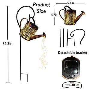 LED garden decor ,Solar garden Lights -solar lights outdoor garden ,Decoration Waterproof Strip Light,Waterfall Fairy Lights for patio decor in Home Yard，Beautiful Festivals gifts and birthday gifts