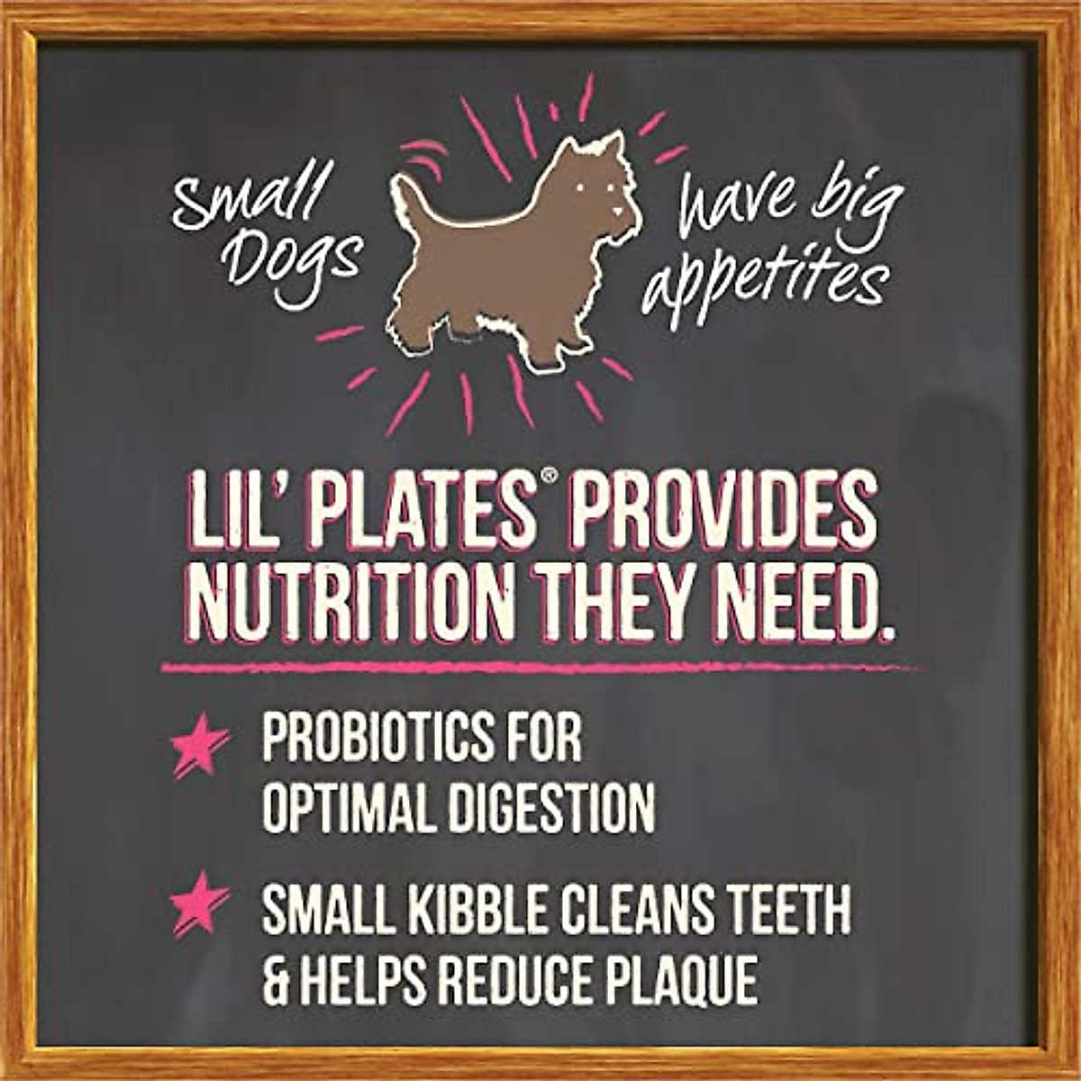 Merrick Lil' Plates Small Breed Dog Food, Grain Free Real Texas Beef and Sweet Potato with Raw Bites Recipe, Small Dog Food - 4 lb. Bag