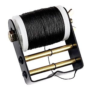 - QI HUO JU - Bowstring Serving Thread String Serving Jig 131 yard/120m Archery Bow String Serving Tool 3-Strands String Thread for Tying Peep Sight Nock Accessories (Black)