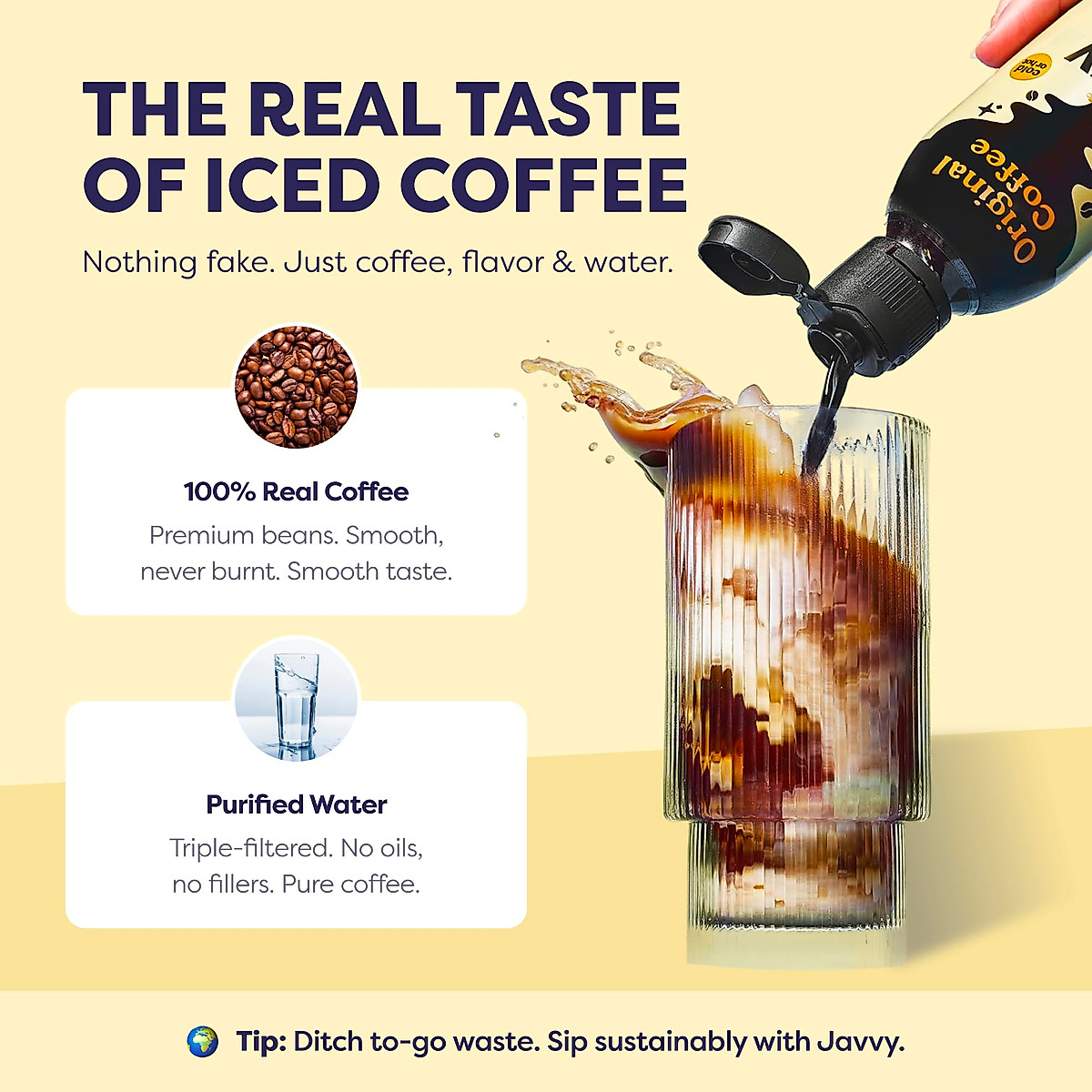 Javy Coffee 30X Cold Brew Coffee Concentrate, Perfect for Instant Iced Coffee, Cold Brewed Coffee and Hot Coffee