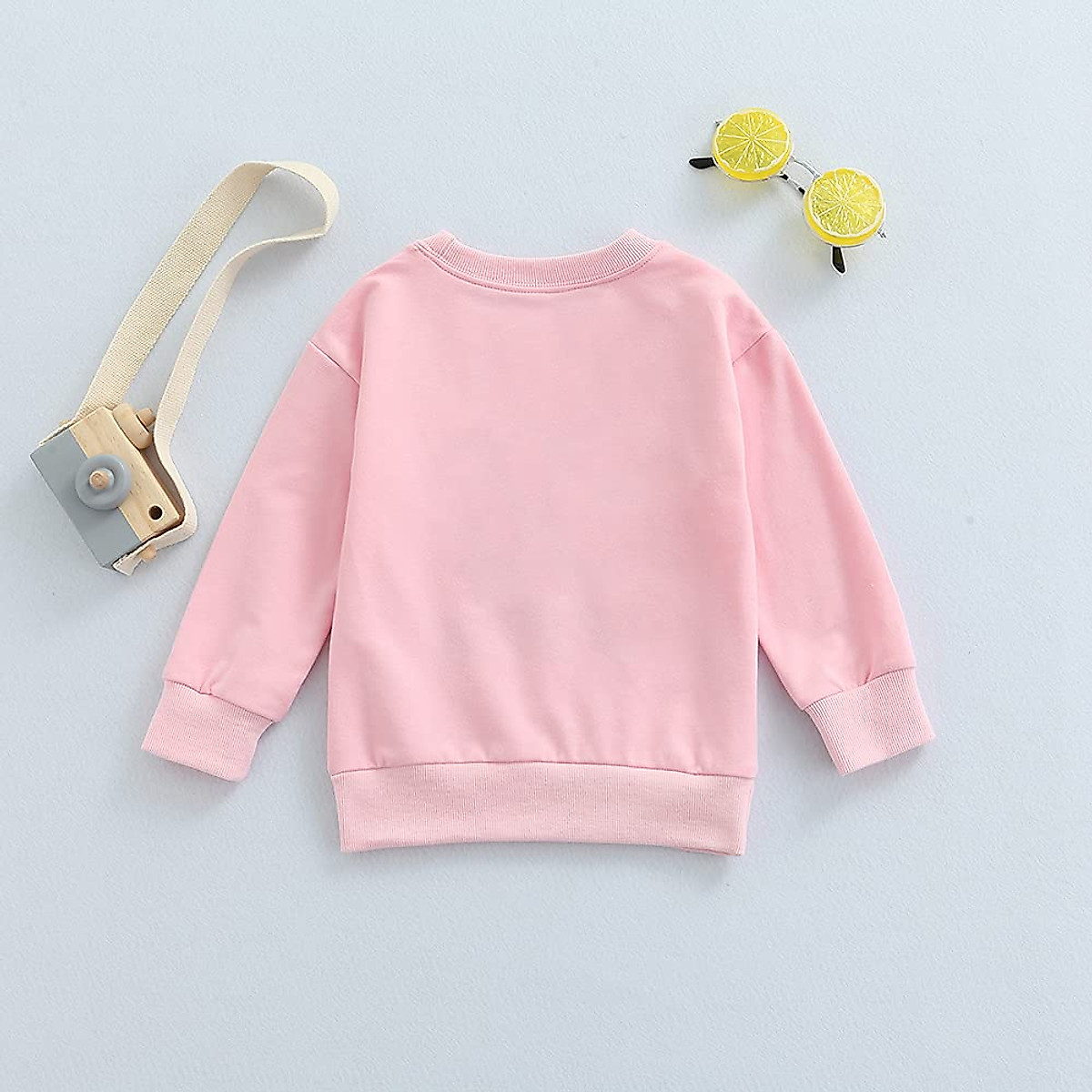 MERSARIPHY Toddler Baby Girls Tops WILD LIKE MY CURLS Sweatshirt Sweater Long Sleeve Shirt Girl Fall Winter Clothes (Pink, 3-4 T)
