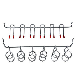 228PKS Pegboard Hooks Assortment with Metal Hooks Sets, Pegboard Bins, Peg Locks for Organizing Storage System Tools Accessories