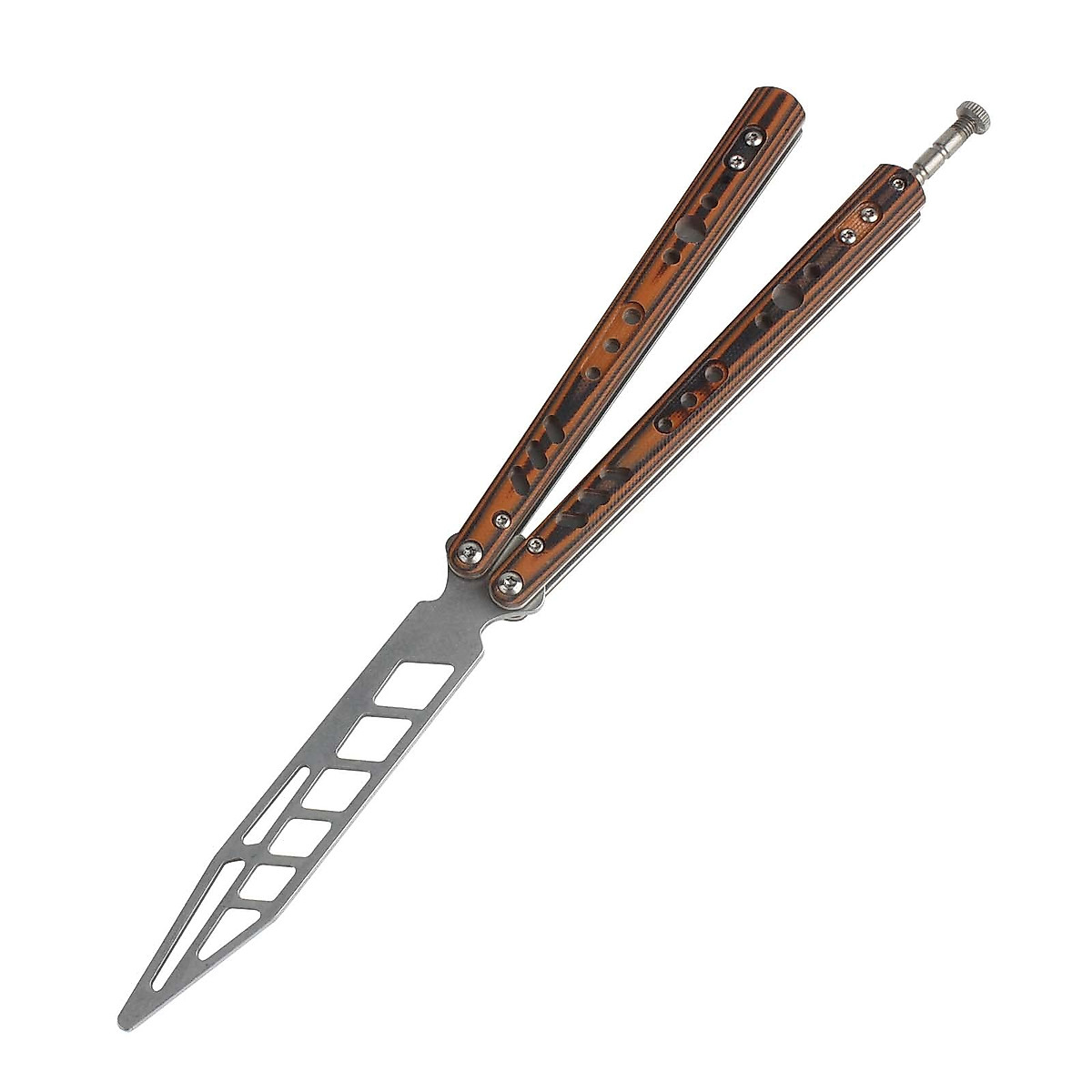 Andux Flip Tool CSGO Titanium Lightweight with Holes for Training CS/HDD40 Maple Yellow