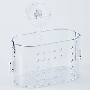 Generic Drill-Free Removable Heavy-Duty Waterproof Shower Organizer for Inside Shower, Bathroom, Kitchen, Transparent, RY-04