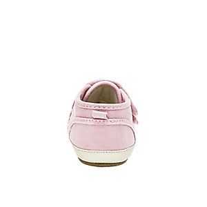 Robeez First Kicks Baby Girl and Unisex Shoes and Sneakers for Infant/Toddlers, Joleen Pink, 18-24