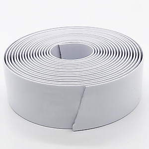 KOMORAX 50ft Long 2" Wide Vinyl Chair Strapping. Repair & Replacement Matte Finish. for Patio Outdoor Lawn Garden Durable Attractive (White)