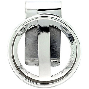 Sterling Silver Dollar Money Clip fits Morgan Dollar Peace and Mexican Olympic Coins Not Included