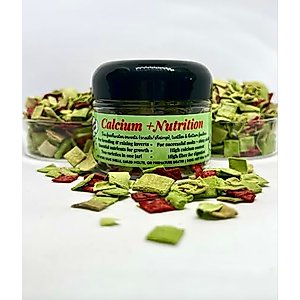 Calcium + Nutrition - Great for Picky Eaters and Growth - Snails, Shrimp, Bottom Dwelling Fish, Plecos, Crabs, and More! … B09X3LBXZP