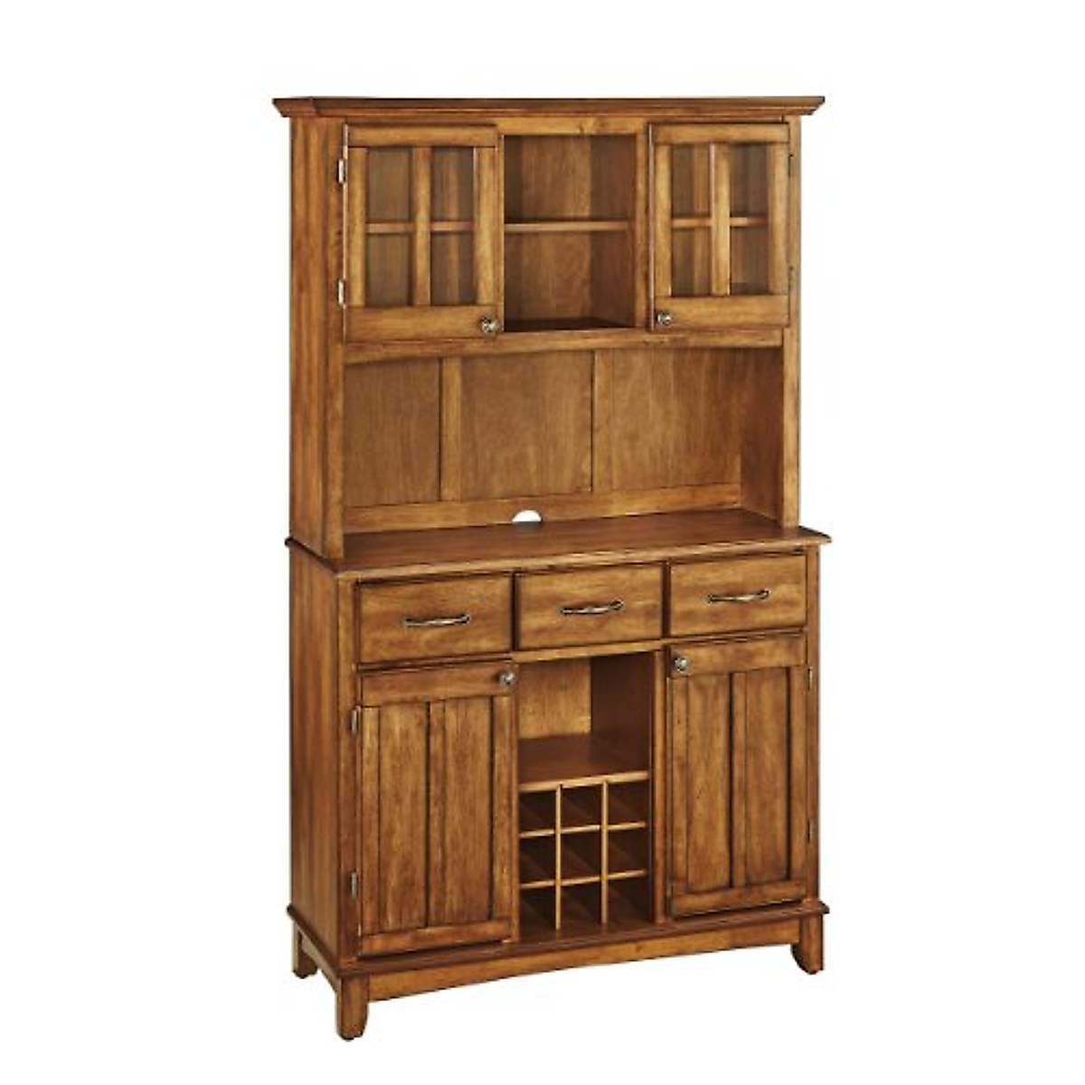Buffet of Buffets Cottage Oak with Wood Top by Home Styles