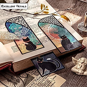 DEARART Cute Cats Bookmark, Page Markers Book Marks Waterproof Durabe and Flexible, Good Gifts for Book Lovers Women Boys Girls Teachers Students, 6 Sets (36 pcs), Lucky Cats