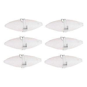 Balacoo 6 Set Bird Cuttlebone with Holder Parrot Chew Bite Cuttlebone Reptile Tortoise Snails Cuttlefish Bone Pet Teeth Grinding Toys