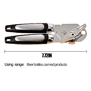 Can Opener, Good Grip Professional Heavy Duty Safety Manual Can and Tin Opener - Portable Kitchen Tool - Stainless Steel Ergonomic Handles