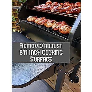 Camp Chef PG24MZG SmokePro Slide Smoker with Fold Down Front Shelf Wood Pellet Grill, Pack of 1, Black