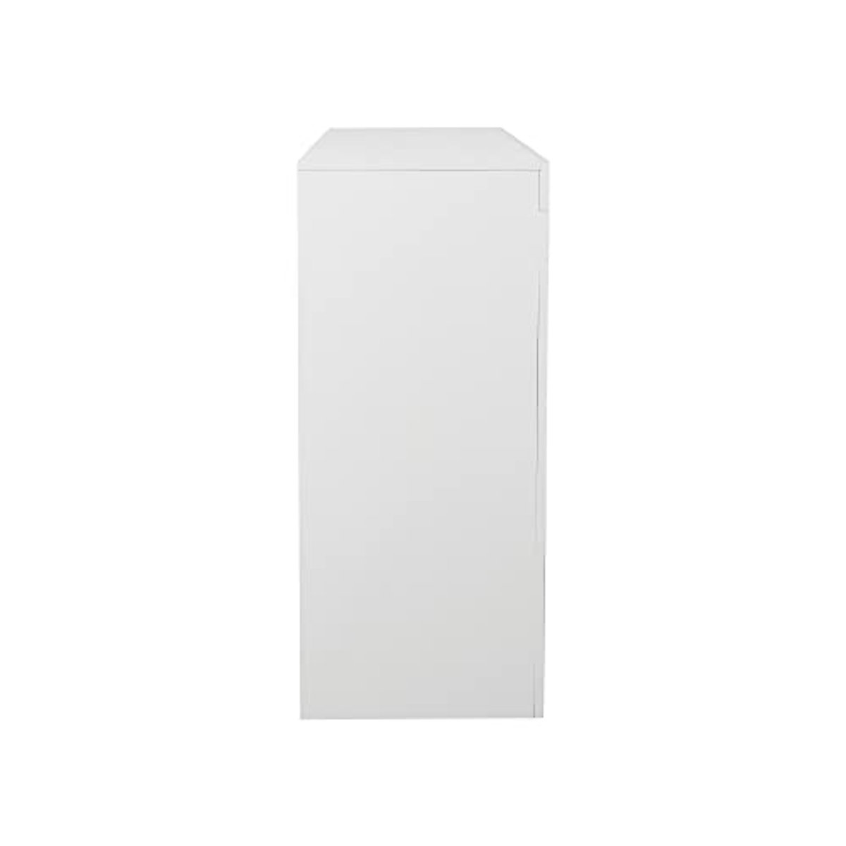 Holaki 45Inch LED Sideboard Buffet Cabinet with Drawer&2 Doors Storage Shelf,High Glossy Front Kitchen Sideboard,Buffet Table with Open Shelves,Display Cabinet,Entryway Modern Cupboard for Home(White)