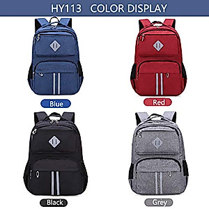 HOPYOCK® Kids Backpacks for Boys,Multi-Pocket Primary and Middle School Bookbags for Boys with Reflective Design,Fit for 6-16 Years Old