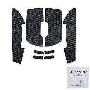 HUYUN Mouse Side Grips Sweat Resistant Pads/Anti Sweat Paste Grip Tape Compatible for Logit G PRO GPRO Wireless GPW Gaming Mouse